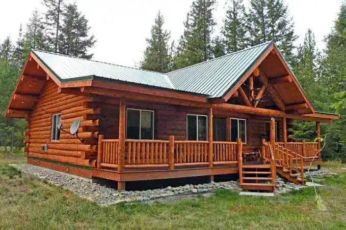This One-Story Log Ranch Home Has Everything — Just $40,000!